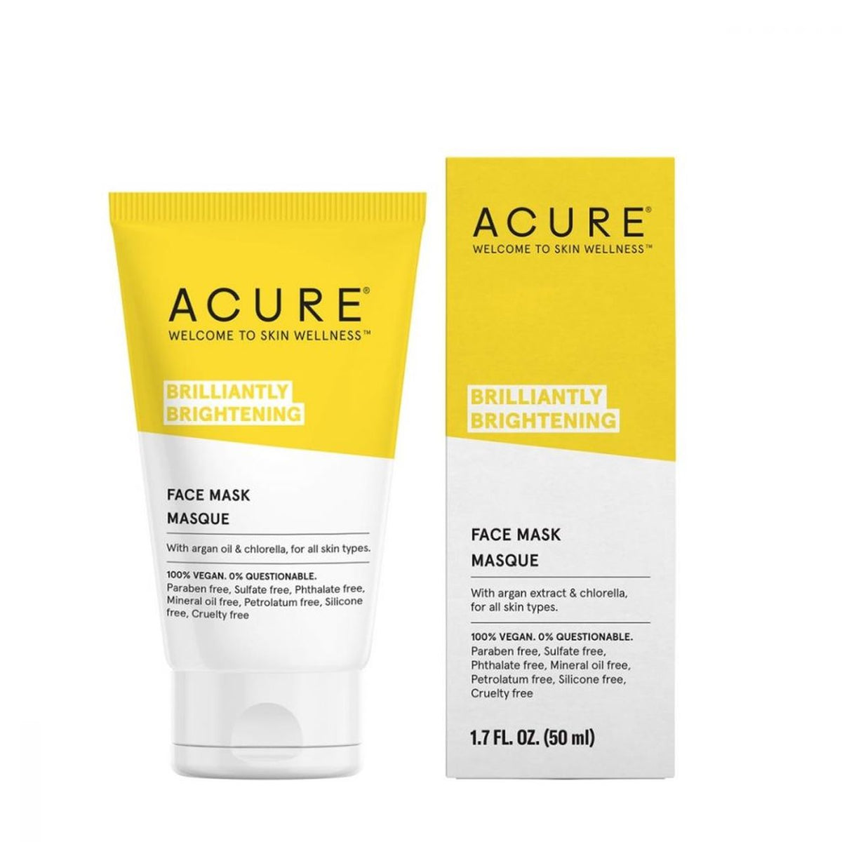 ACURE Brightening Face Mask | Every Sunday | Cruelty Free Self-care ...